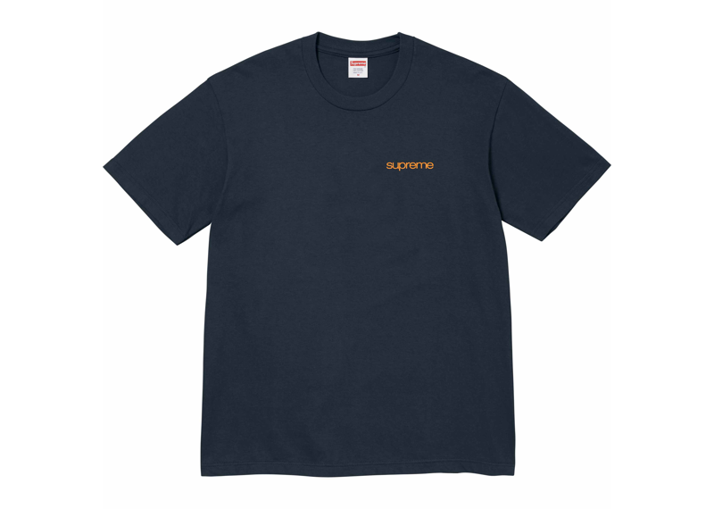 Supreme NYC Tee Navy – Wilson's Stuff